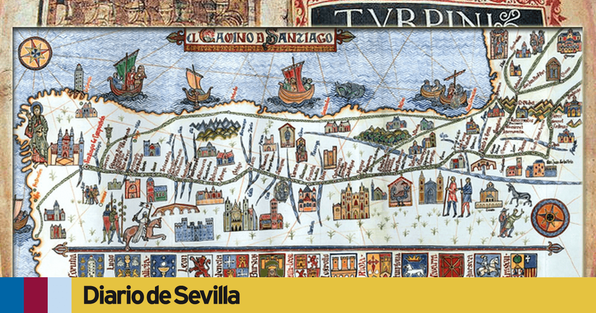 Cómo sería el Camino de Santiago si siguiéramos el 'Códice Calixtino'