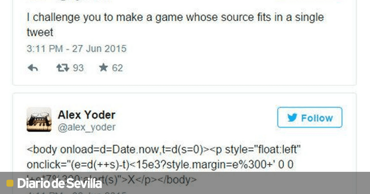 Programado en un tweet