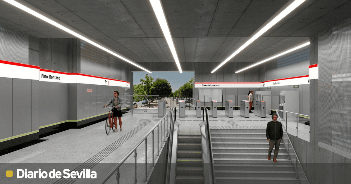 Así serán las estaciones del Metro de Sevilla en Pino Montano