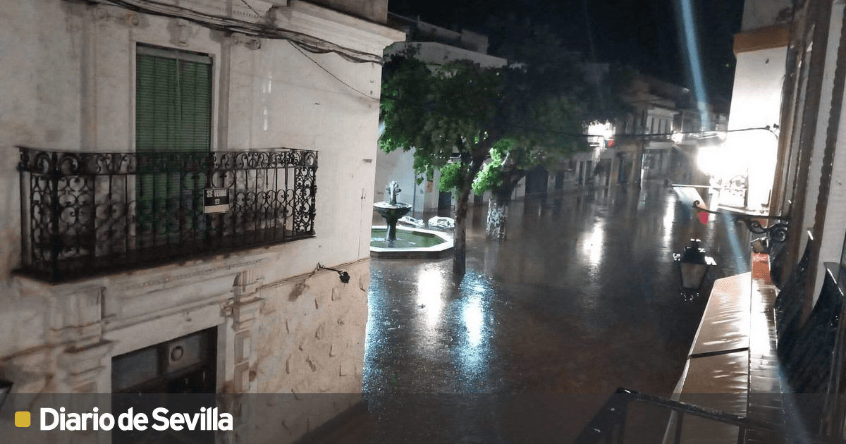 Video: Constantina se inunda tras una espectacular tormenta de menos de ...