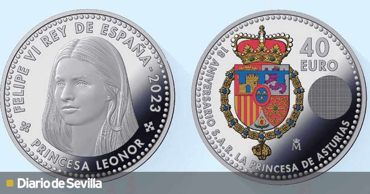Así es la espectacular moneda conmemorativa de la mayoría de edad de la ...