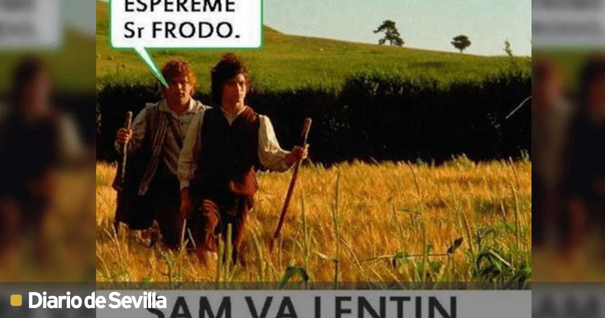 Sam va lentín, las redes celebran el meme que mezcla El Señor de los ...