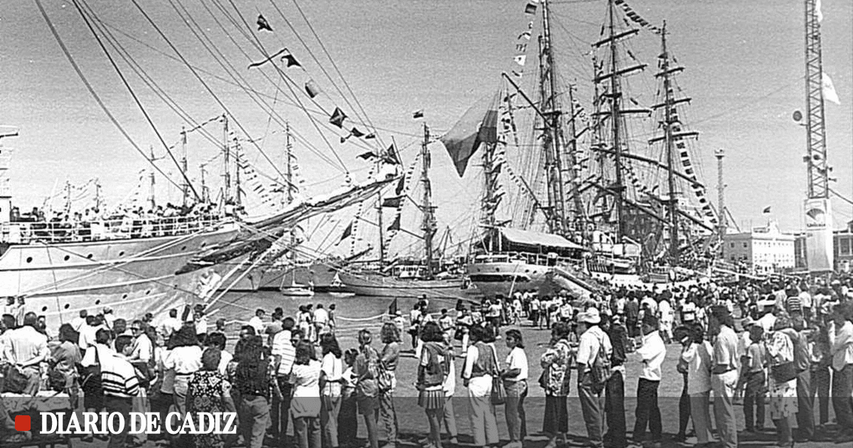 Cádiz estuvo a la altura de la Gran Regata Colón-92