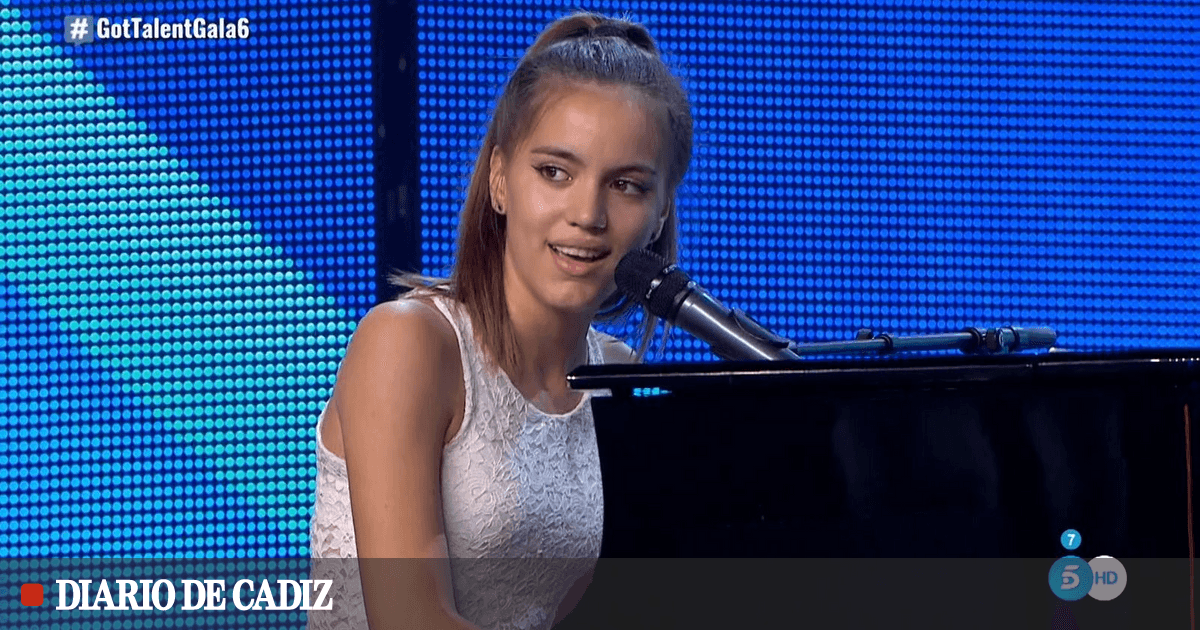 La joven portuense Julia González, este lunes en la semifinal de Got Talent