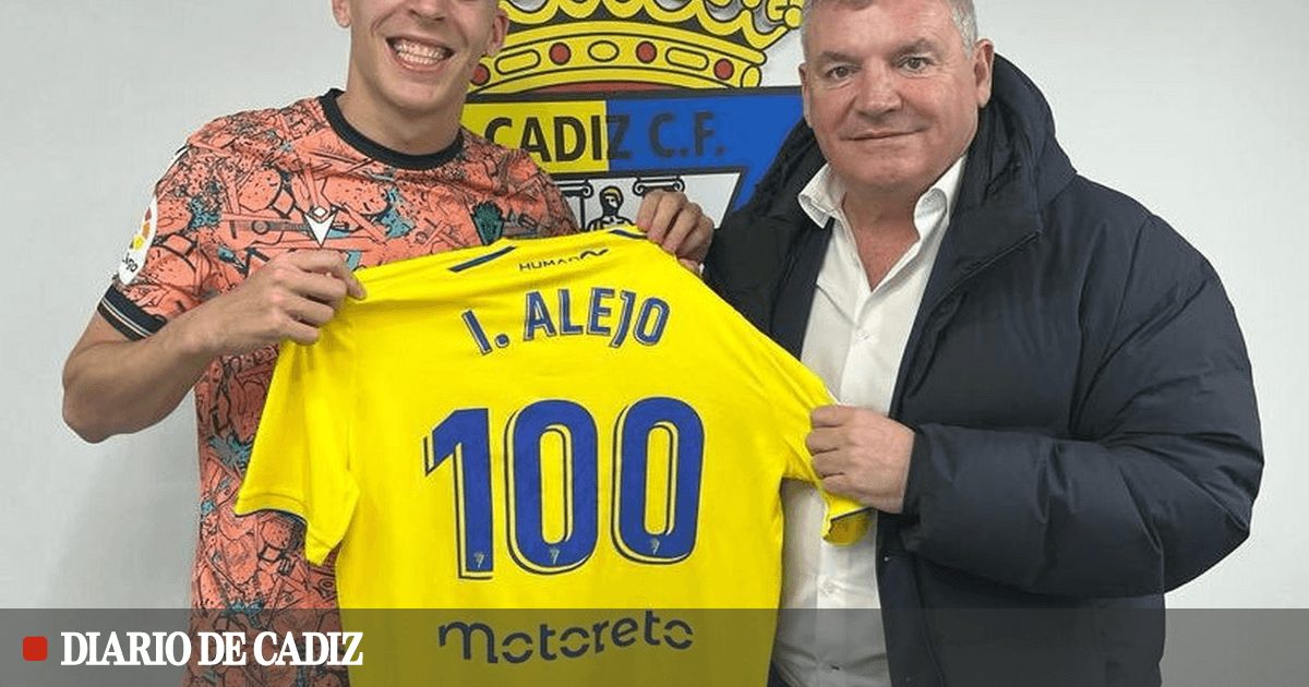 Iván Alejo celebra sus 100 partidos en el Cádiz CF de la mejor manera