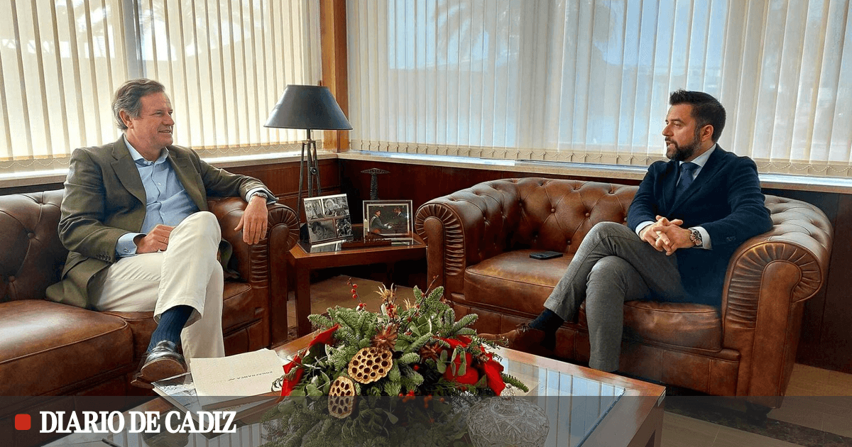 Javier Garat visita la Zona Franca de Cádiz para conocer sus proyectos ...