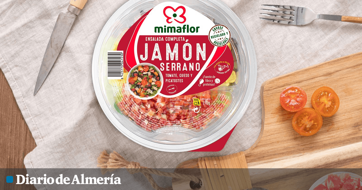 Mimaflor lanza la nueva ensalada con jamón serrano, más saludable y sabrosa
