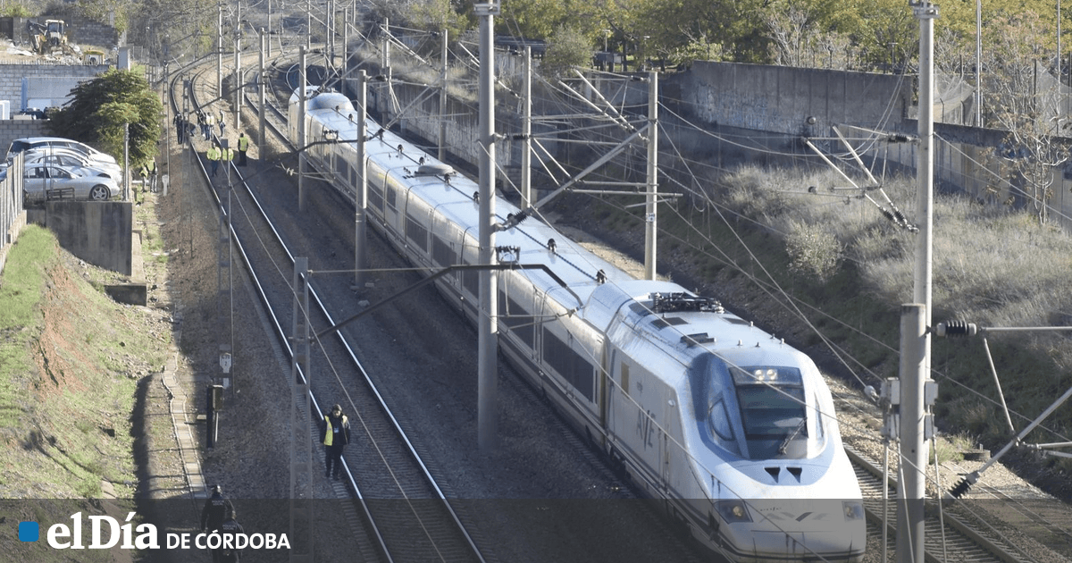 Restablecida la circulación de trenes entre Córdoba y Rabanales tras el hallazgo de un cadáver ...