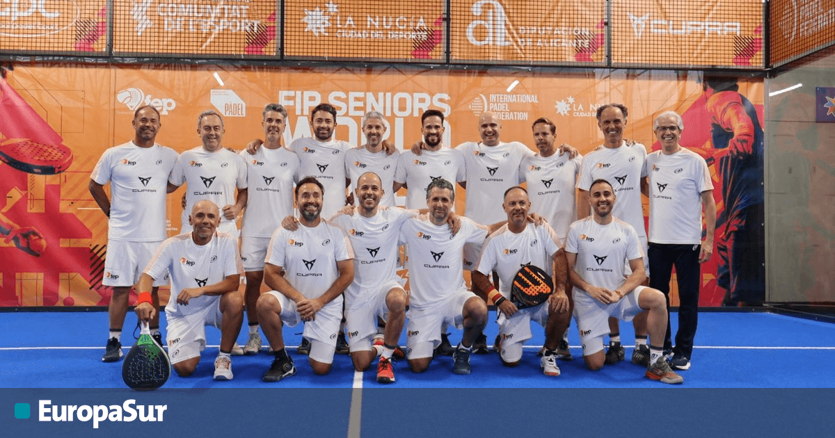 Nacho González, subcampeón del Mundo máster de pádel con España