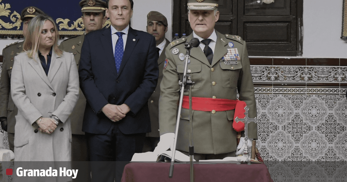 El teniente general De la Esperanza toma el mando del Madoc de Granada