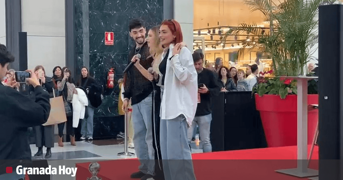 Video: Pasión en Granada por OT: Violeta, Denna y Álex Márquez firman ...