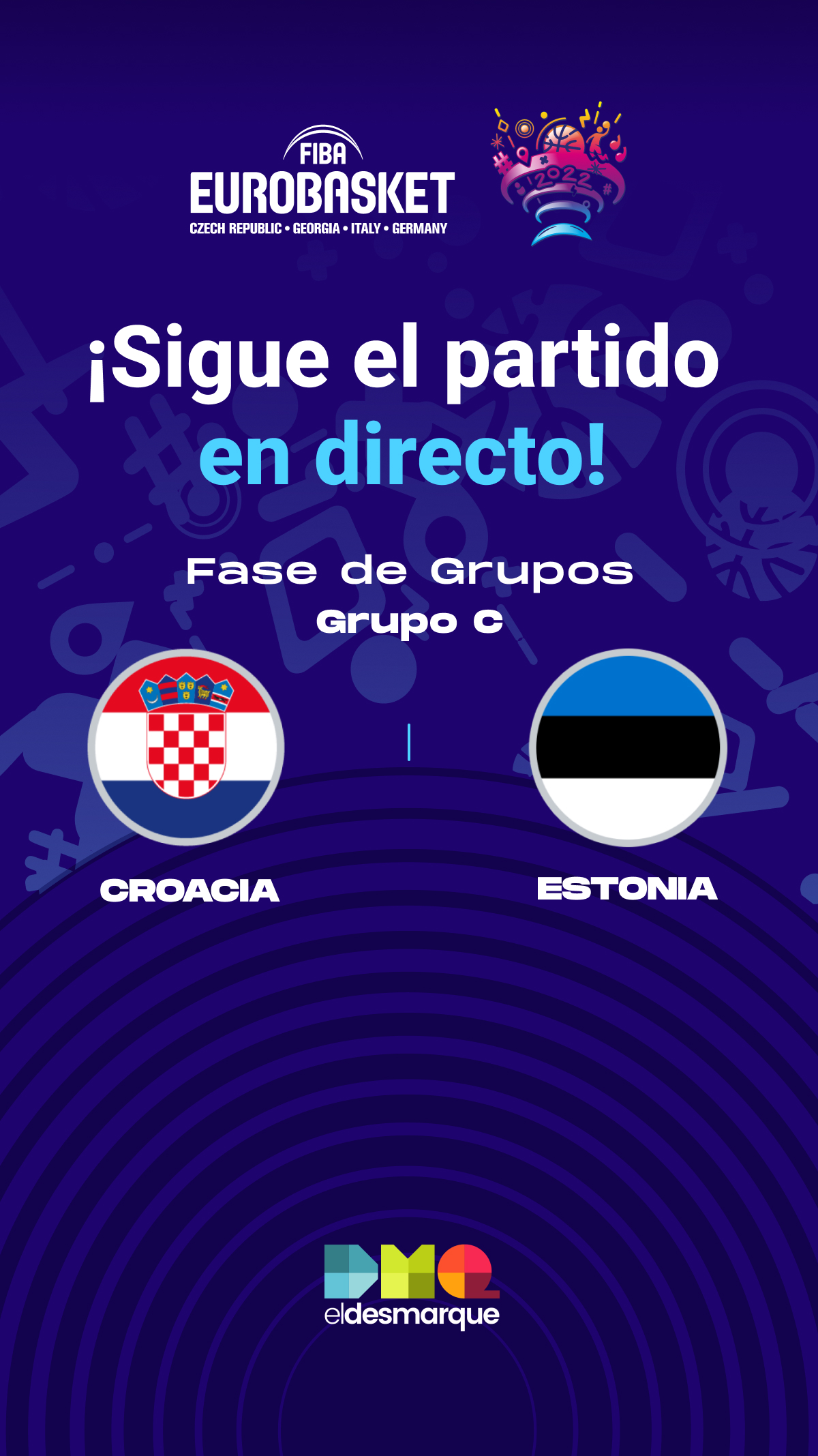 Croacia-Estonia, en directo: las mejores jugadas del partido del Eurobasket