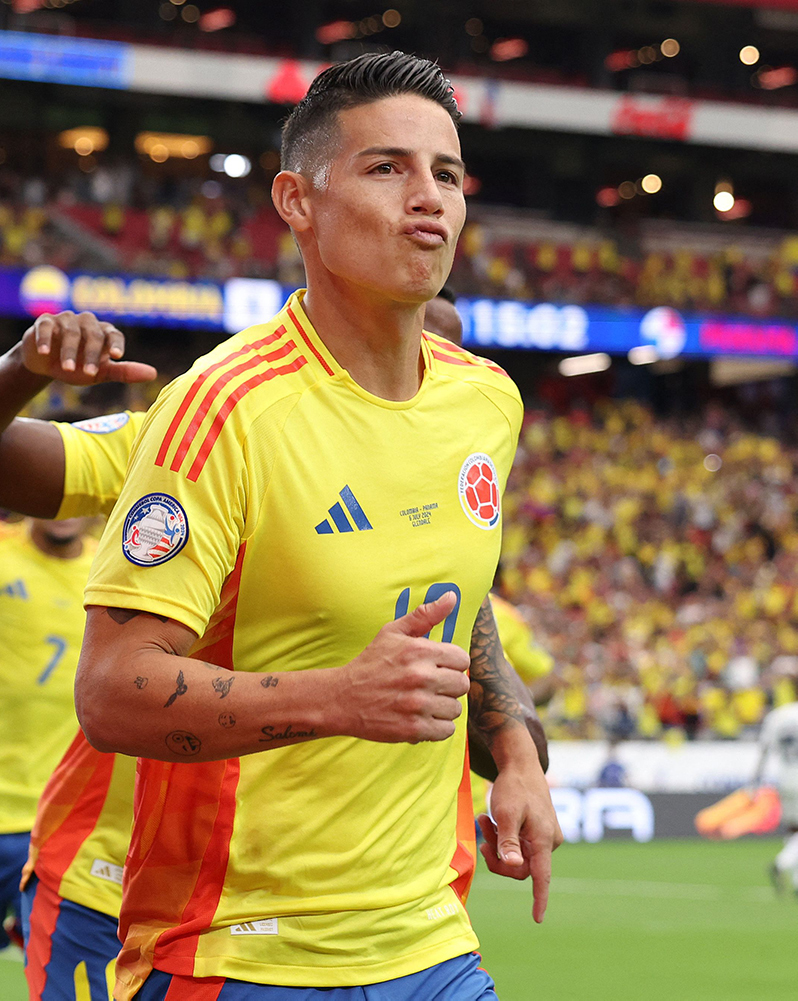James Rodríguez renace con Colombia en la Copa América